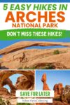 5 Best Easy Hikes In Arches National Park