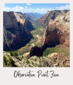 East Mesa Trail To Observation Point, Zion National Park
